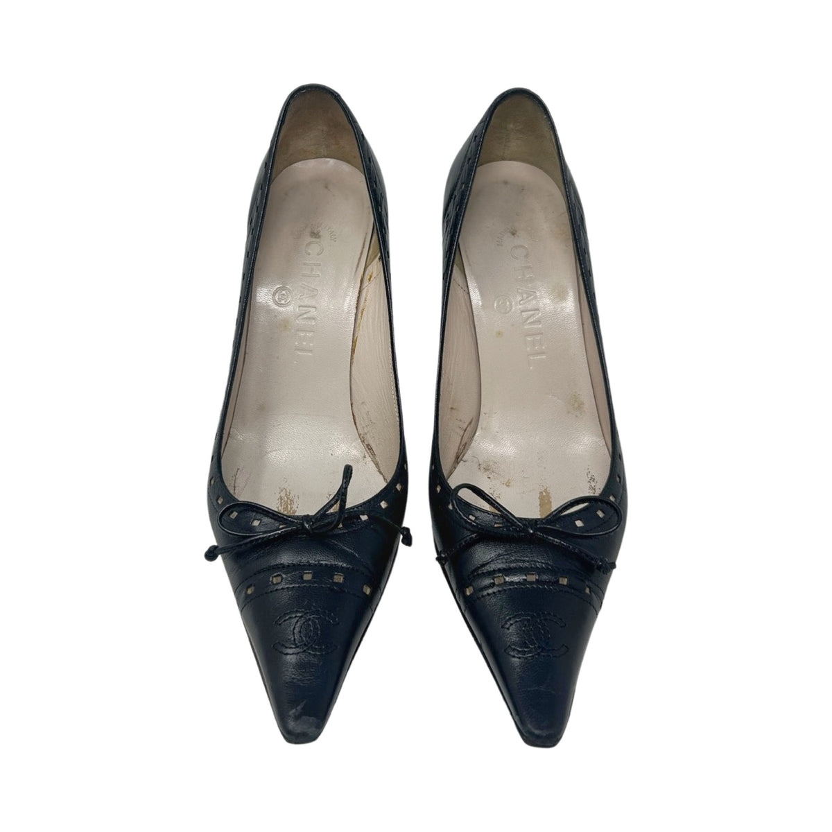 Chanel - 2002 Leather Stiletto Heels – Gallery213